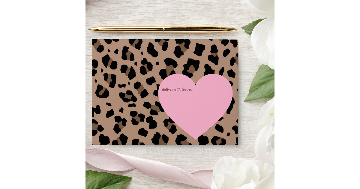 Leopard and Pink Party Envelopes | Zazzle