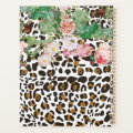 Leopard Animal Print Pattern Vintage Diary Planner | Zazzle