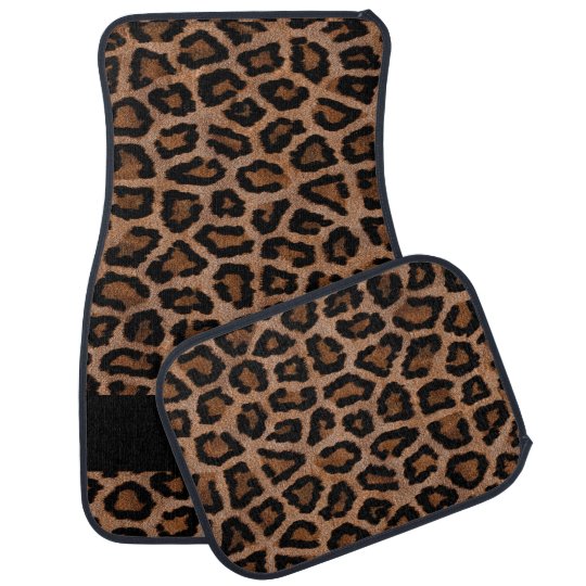 Leopard Animal Print | Personalize Car Floor Mat | Zazzle.com