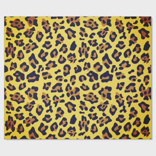 Leopard Animal Print Wrapping Paper | Zazzle