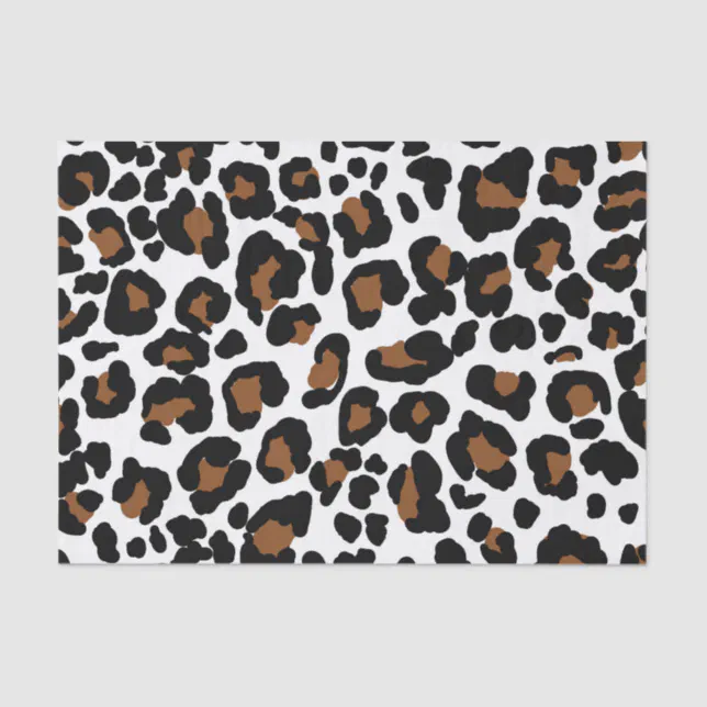 Leopard Big Cat Fur Pattern Print Tissue Paper | Zazzle