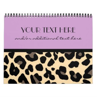 Leopard Calendar | Zazzle