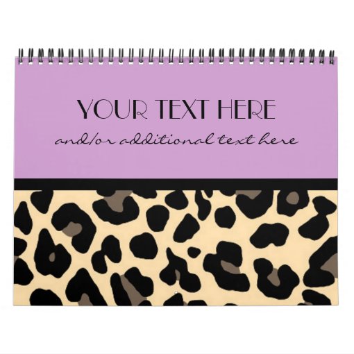 Leopard Calendar | Zazzle