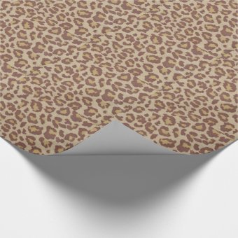 Leopard Cheetah Print Wrapping Paper | Zazzle