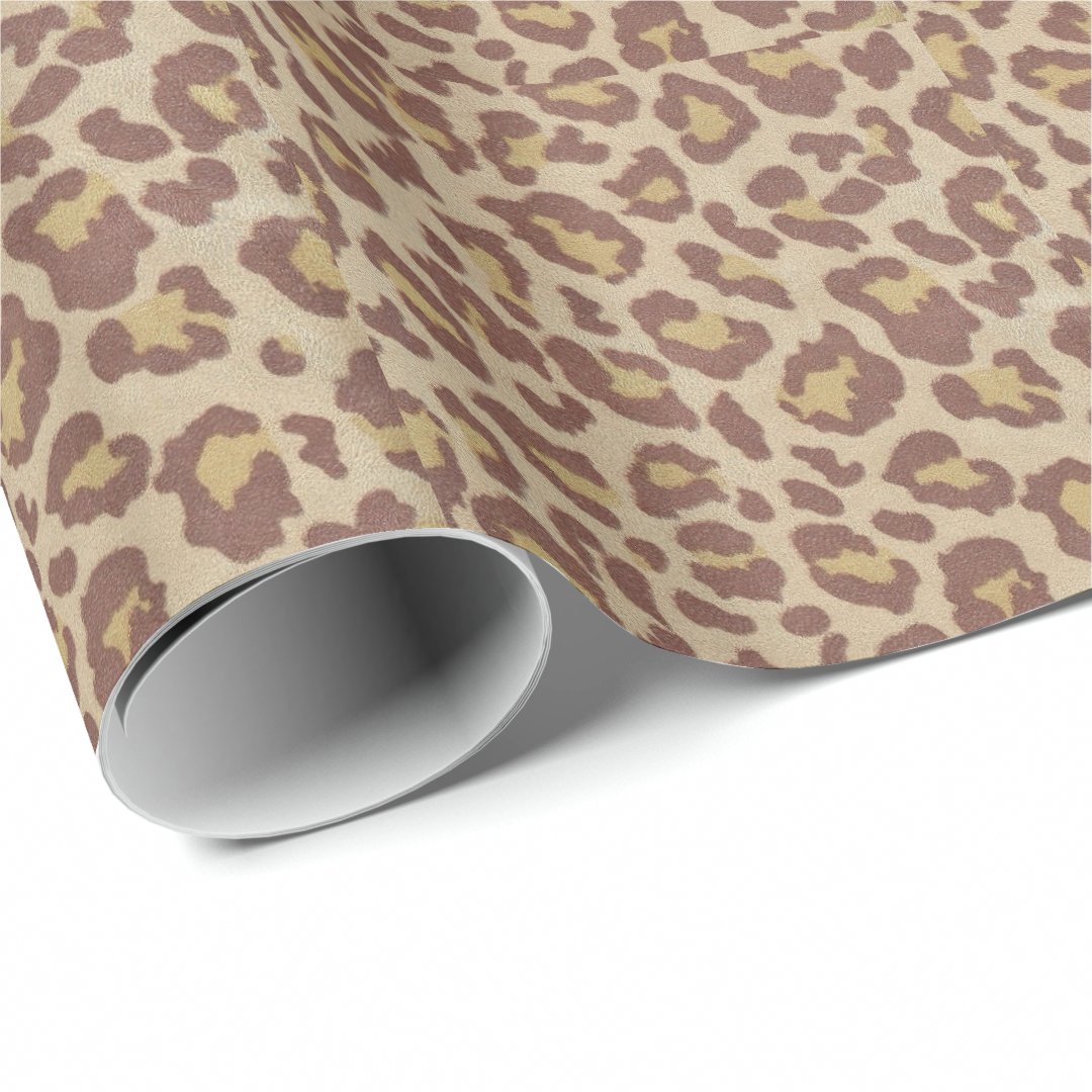 Leopard Cheetah Print Wrapping Paper | Zazzle
