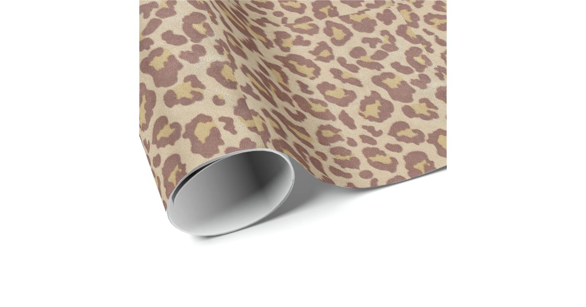 Leopard Cheetah Print Wrapping Paper | Zazzle
