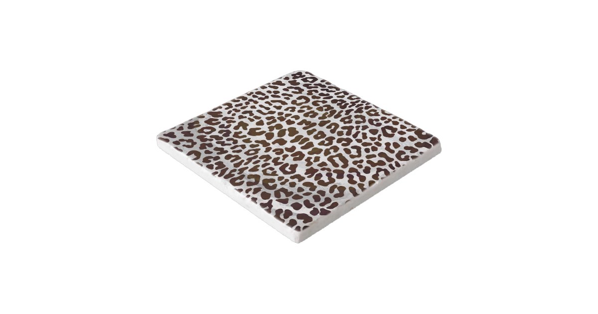Leopard Chocolate Print Trivet | Zazzle