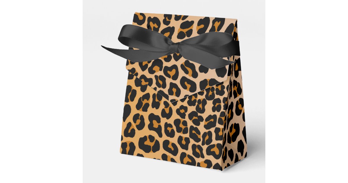 Leopard Favor Boxes | Zazzle