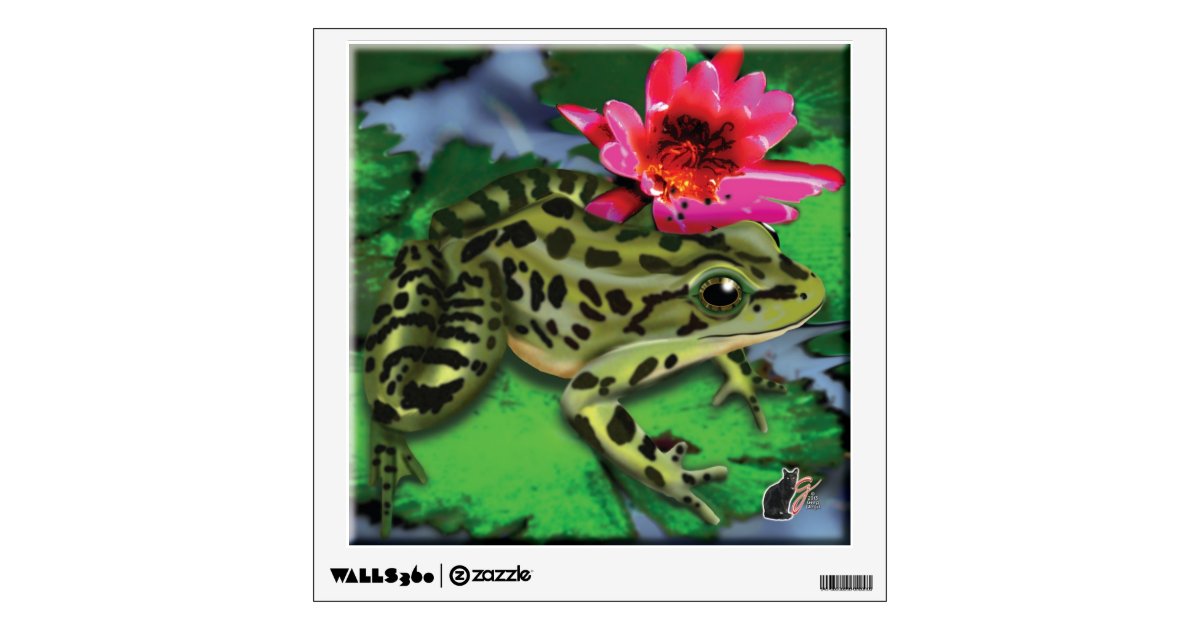 Leopard Frog Wall Sticker | Zazzle