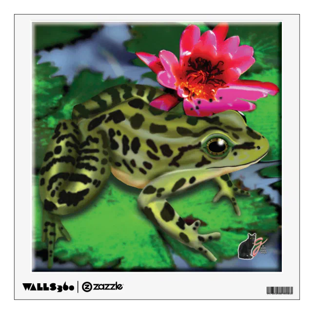 Leopard Frog Wall Sticker | Zazzle