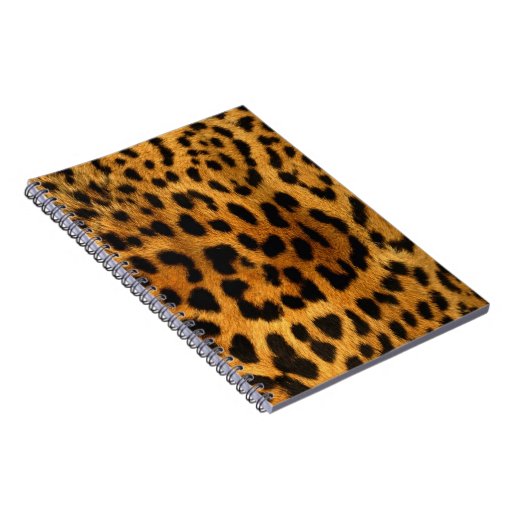 Leopard fur notebook | Zazzle