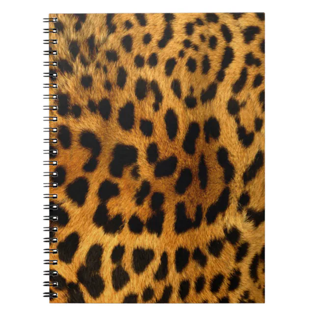 Leopard fur notebook | Zazzle