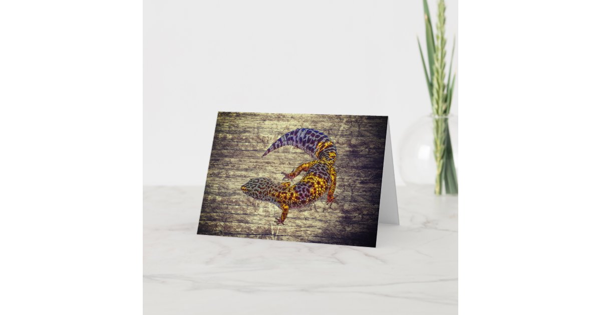 Leopard Gecko Card | Zazzle