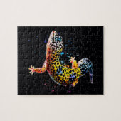 Leopard Gecko Watercolor Reptile Jigsaw Puzzle | Zazzle
