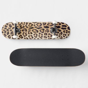 Leopard hair skateboard deck | Zazzle