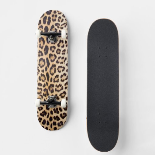 Leopard hair skateboard deck | Zazzle