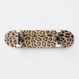 Leopard hair skateboard deck | Zazzle