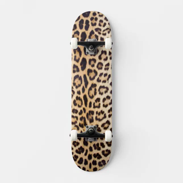Leopard hair skateboard deck | Zazzle