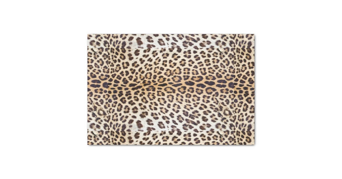 Leopard hair tissue paper | Zazzle