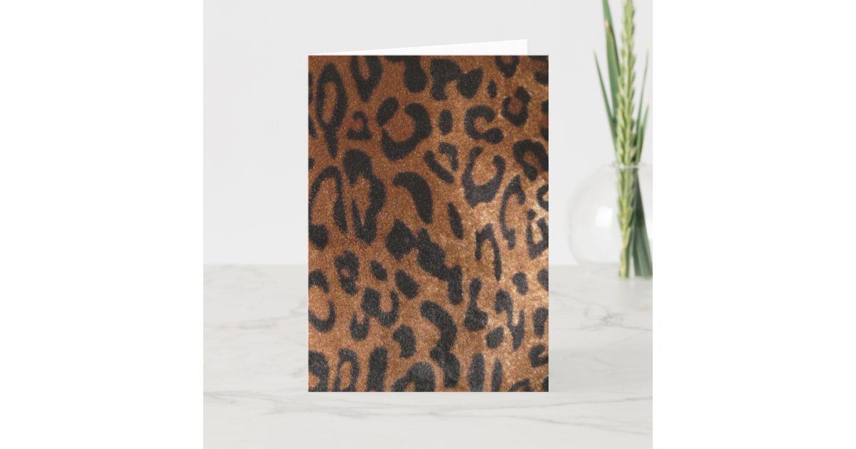 Leopard Happy Birthday Card | Zazzle