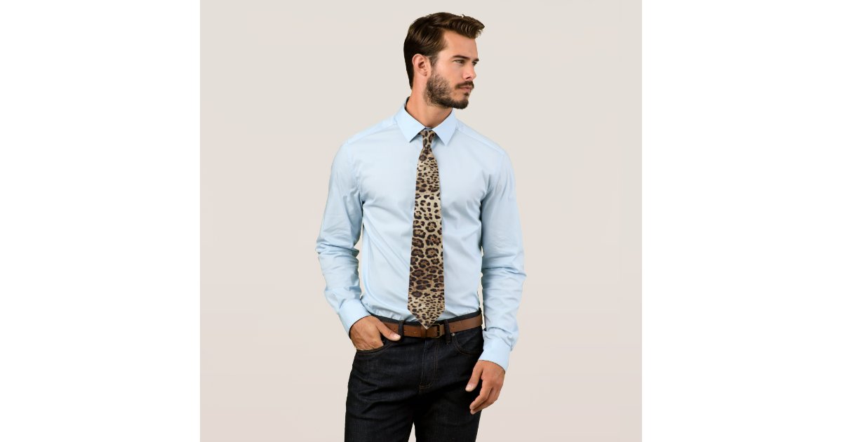 Leopard Neck Tie | Zazzle