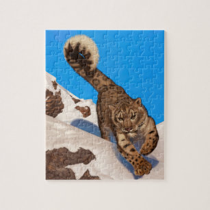 Snow Leopard Jigsaw Puzzles | Zazzle