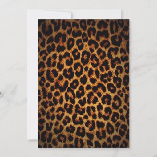 Leopard Party Invitation | Zazzle