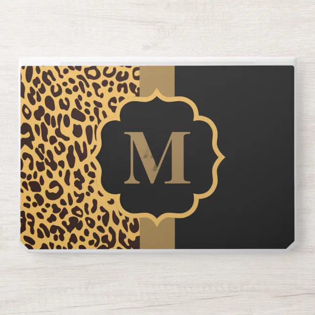 Leopard Pattern HP Laptop Skin | Zazzle