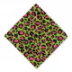 Leopard Pattern in Raspberry on Lime Green Bandana | Zazzle