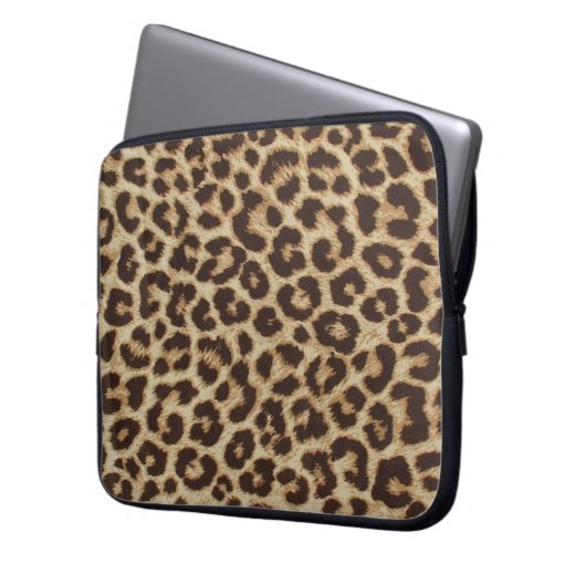 Leopard Pattern Laptop Sleeve | Zazzle
