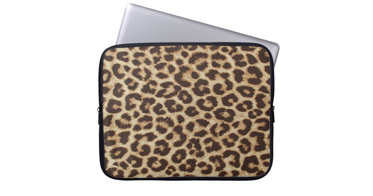 Leopard Pattern Laptop Sleeve | Zazzle