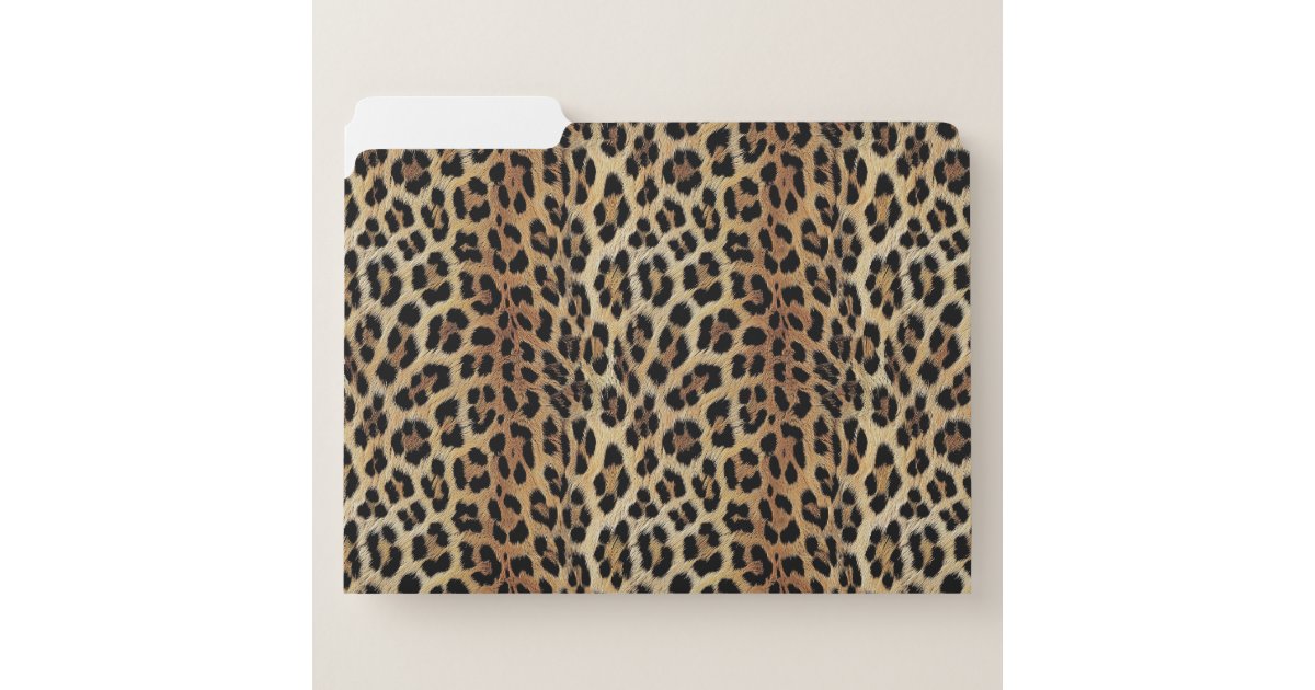 Leopard pattern, tiger, leopard skin, fashionable, file folder | Zazzle