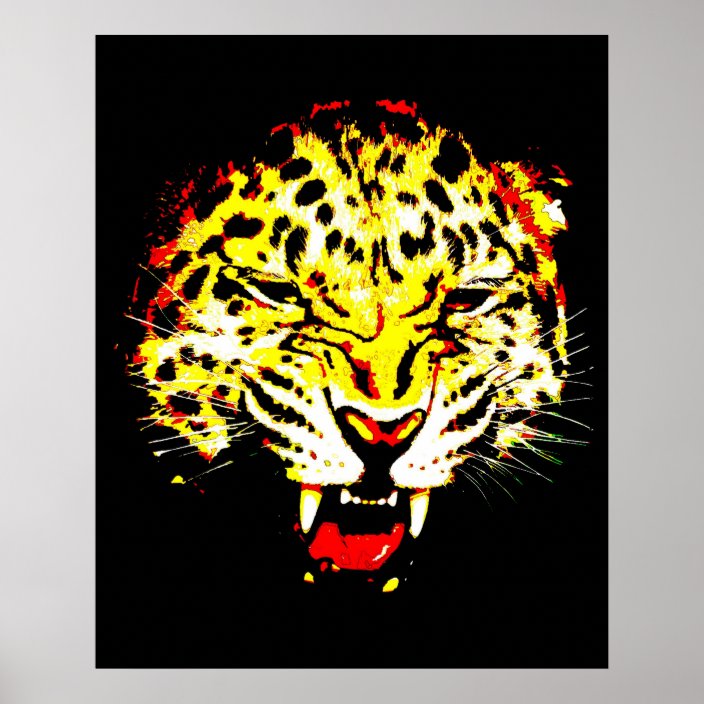Leopard Poster Print - Leopard Posters - Big Cats | Zazzle.com