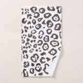 Leopard Print Animal Print Pattern Bath Towel Set | Zazzle