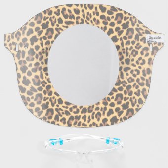 Leopard Print Animal Skin Face Shield | Zazzle