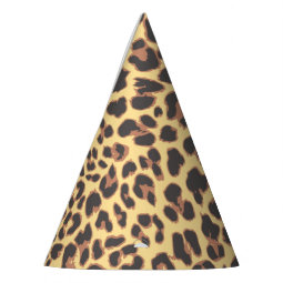 Leopard Print Animal Skin Patterns Party Hat | Zazzle