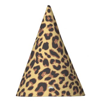 Leopard Print Animal Skin Patterns Party Hat | Zazzle
