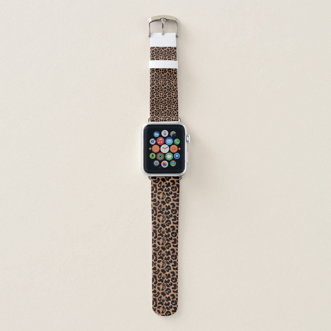 Leopard Print Apple Watch Band | Zazzle