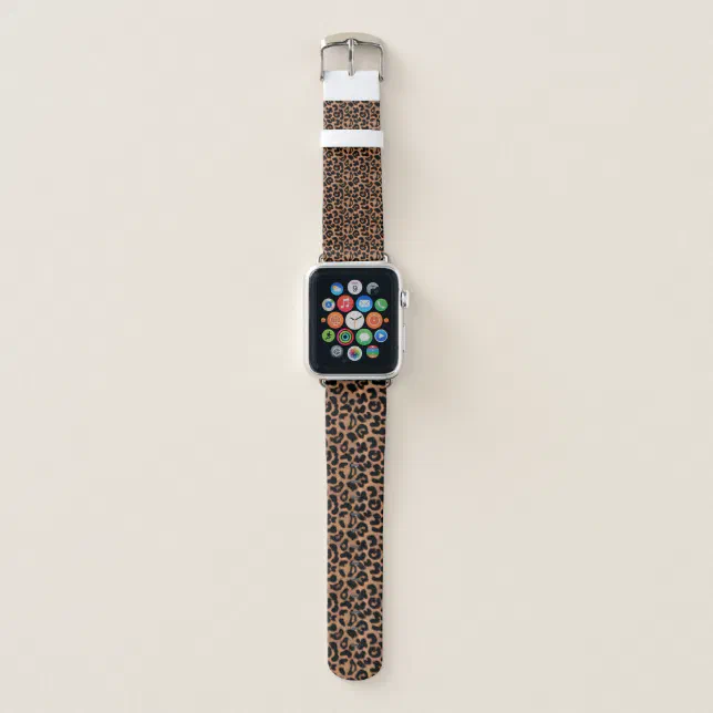 Leopard Print Apple Watch Band | Zazzle