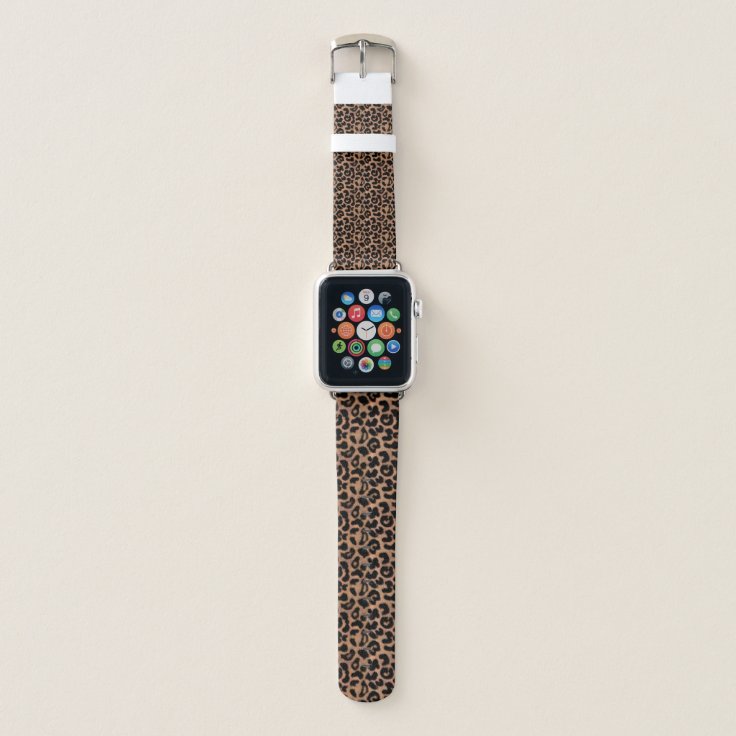 Leopard Print Apple Watch Band | Zazzle