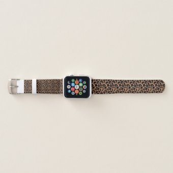 Leopard Print Apple Watch Band | Zazzle
