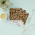 Leopard Print Background Flyer | Zazzle