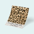 Leopard Print Background Flyer | Zazzle