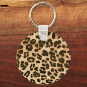 Leopard Print Background Keychain | Zazzle