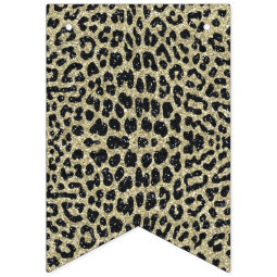 Leopard Print Banner, Customizable Bunting Flags | Zazzle