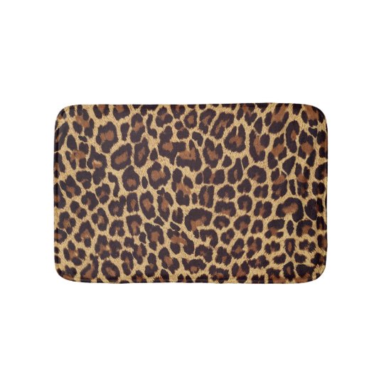 Leopard Print Bath Mat | Zazzle.com