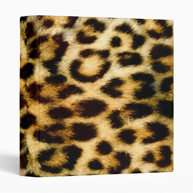 Leopard print binder | Zazzle