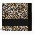 Leopard Print Binder | Zazzle