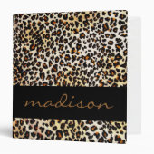 Leopard Print Binder | Zazzle