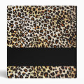 Leopard Print Binder | Zazzle